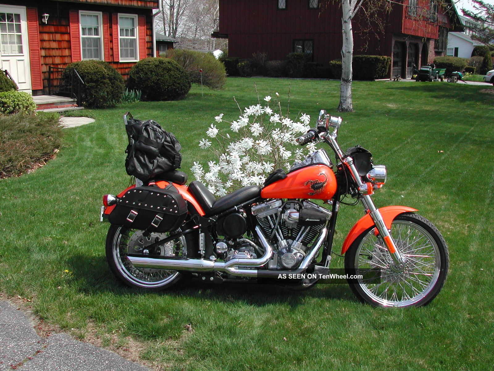 2003 Custom Built Chopper. On A Softail Frame