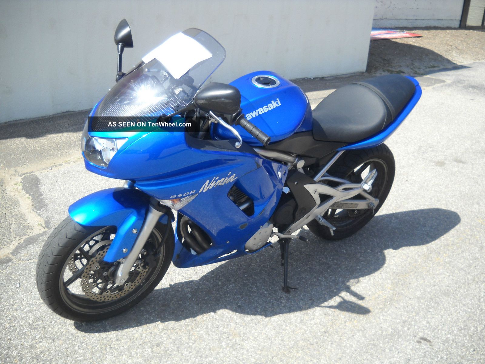 2007 Kawasaki Motorcycle Model Ex650a Bike