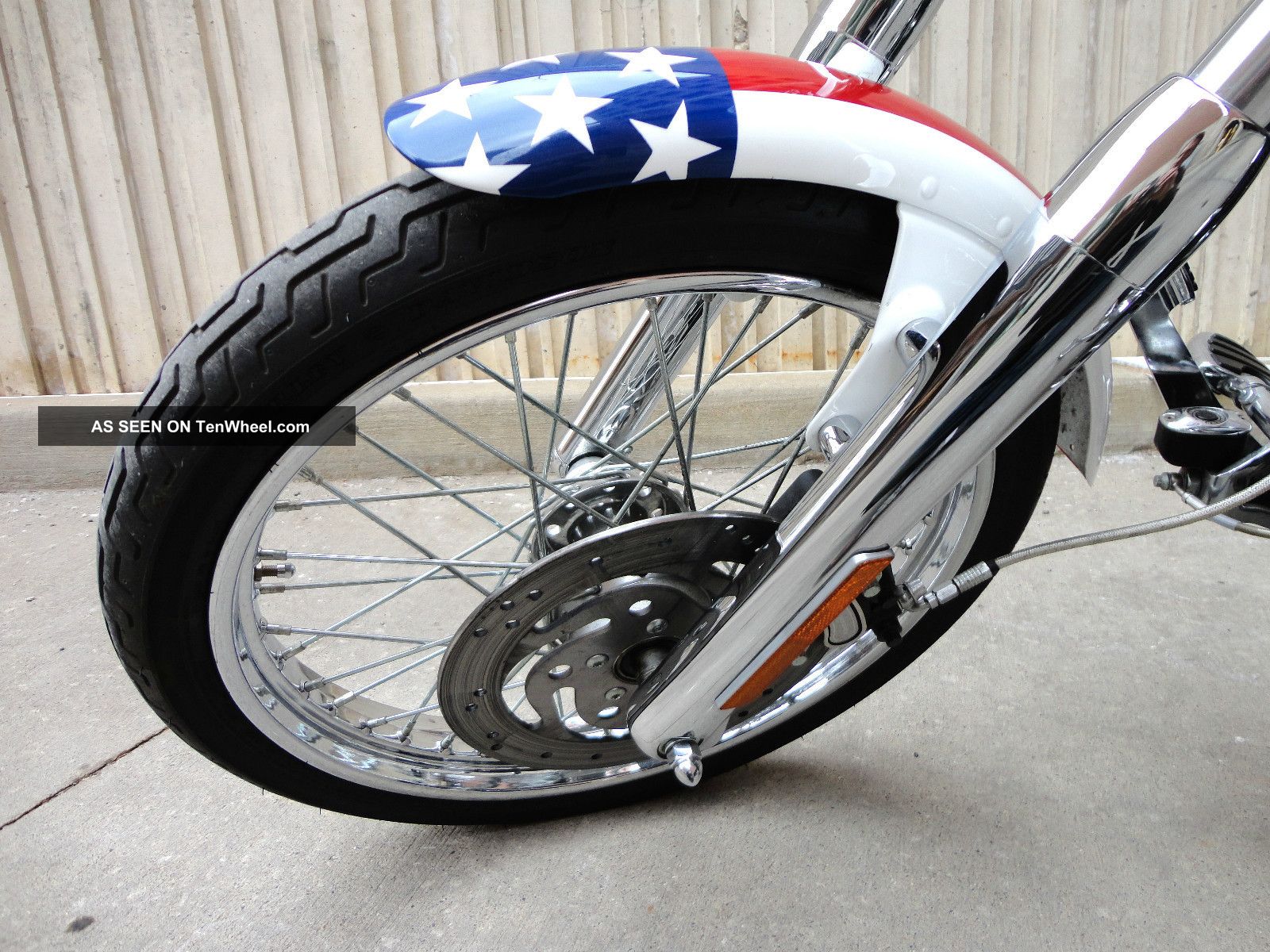 2001 Harley - Davidson Softail Deuce (fxstdi) " Captain America