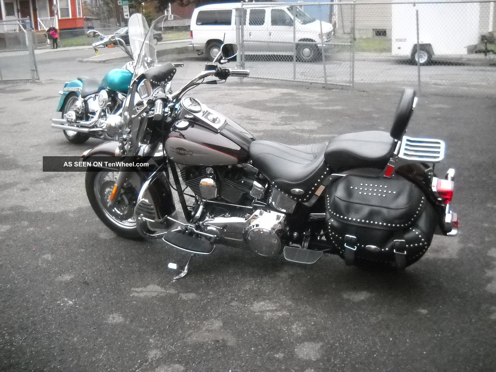 2007 Harley Davidson Flstc Heritage Softail 96 Cu 6 Speed Factory 2 ...
