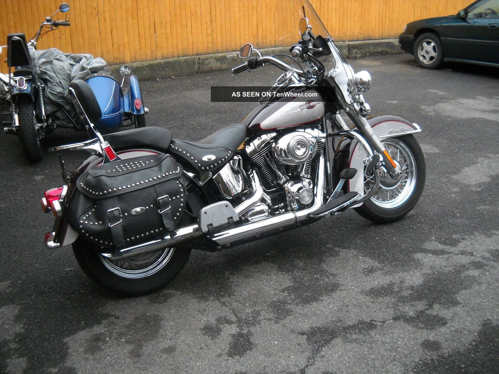 2007 Harley Davidson Flstc Heritage Softail 96 Cu 6 Speed Factory 2 ...