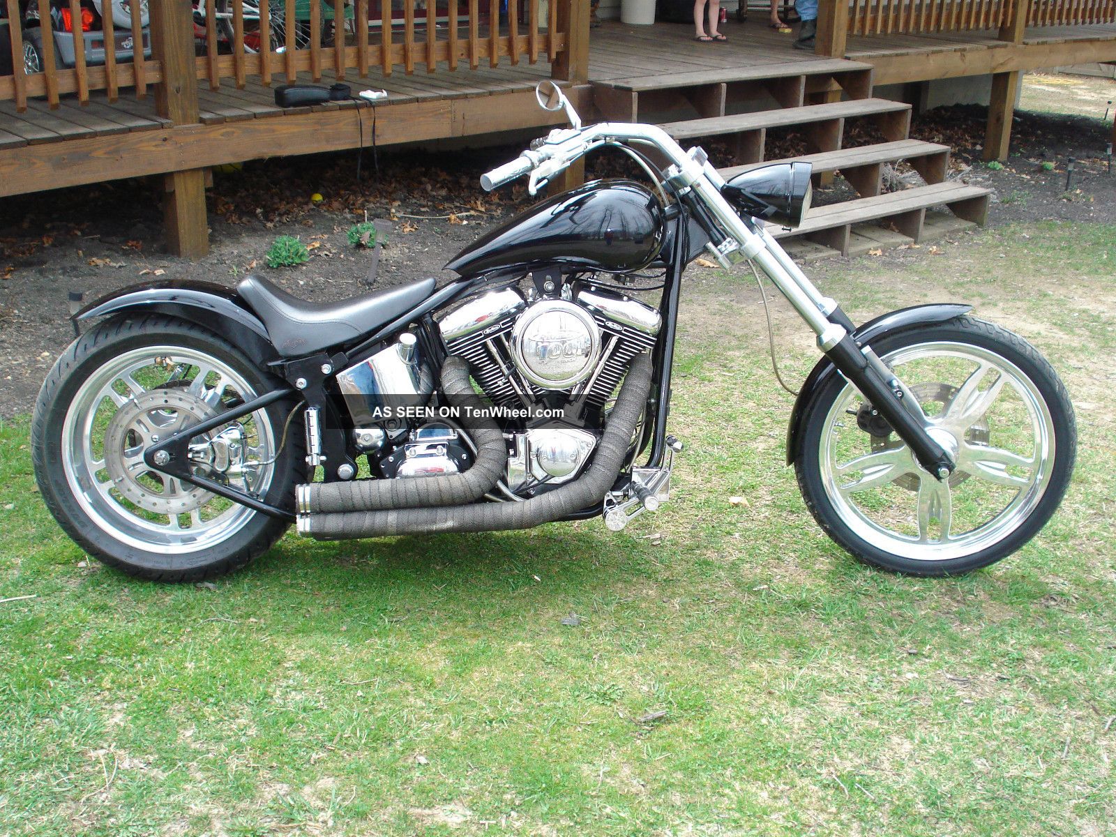 2003 Santee Custom 100in Rev Tech 4x4 6 Speed Softail Chopper
