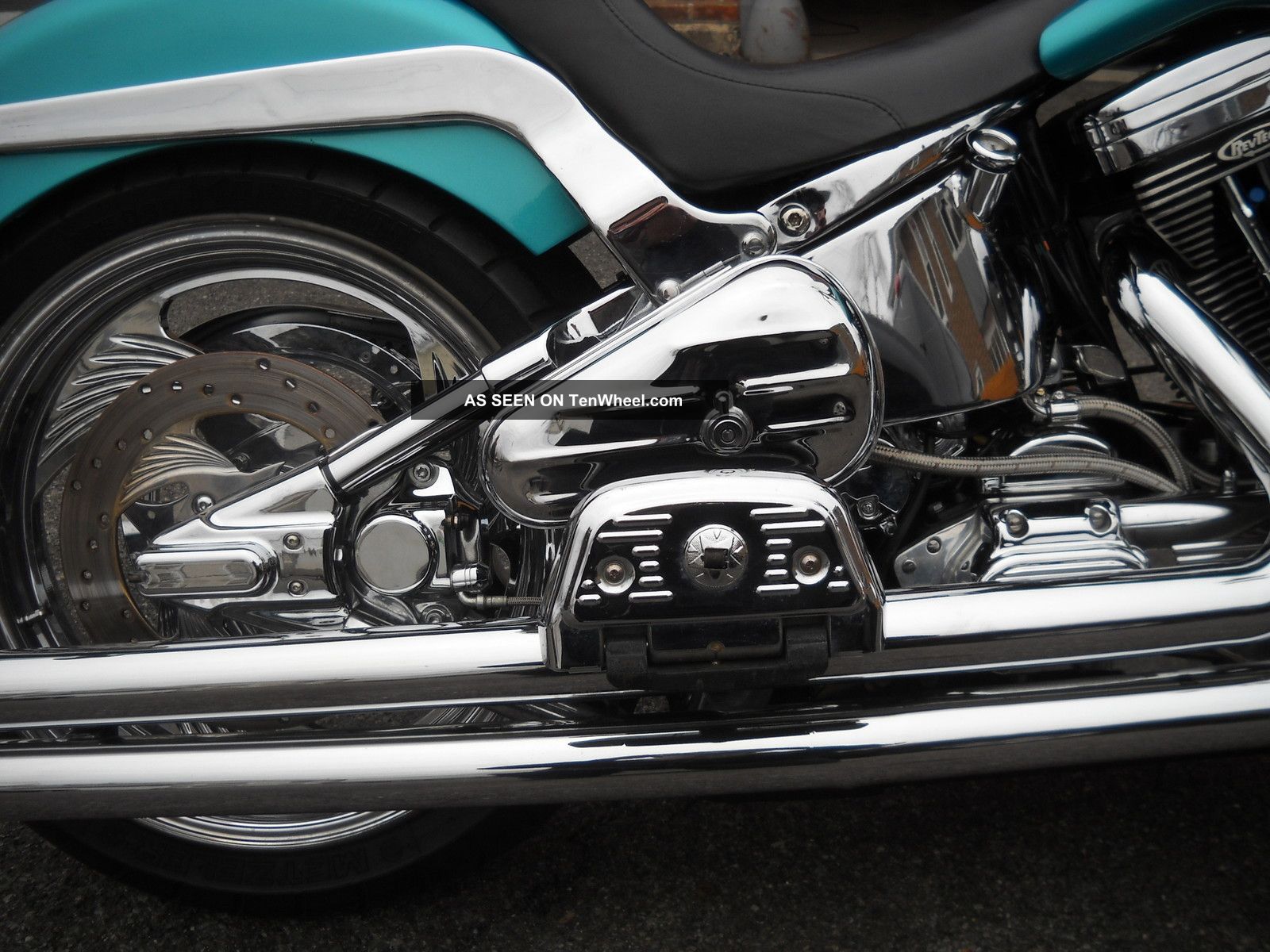 2002 Fatboy Flstf Custom Built Show Bike 100 Inch Revtech, Chrome ...