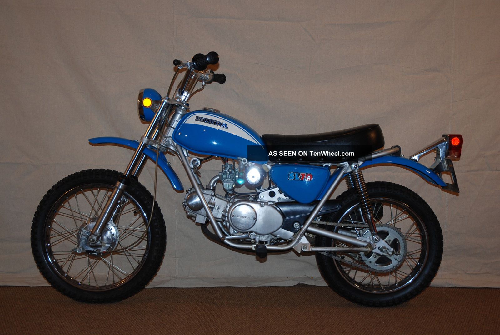 1971 Honda Sl70 - Unrestored - Aquarius Blue - Private Collection