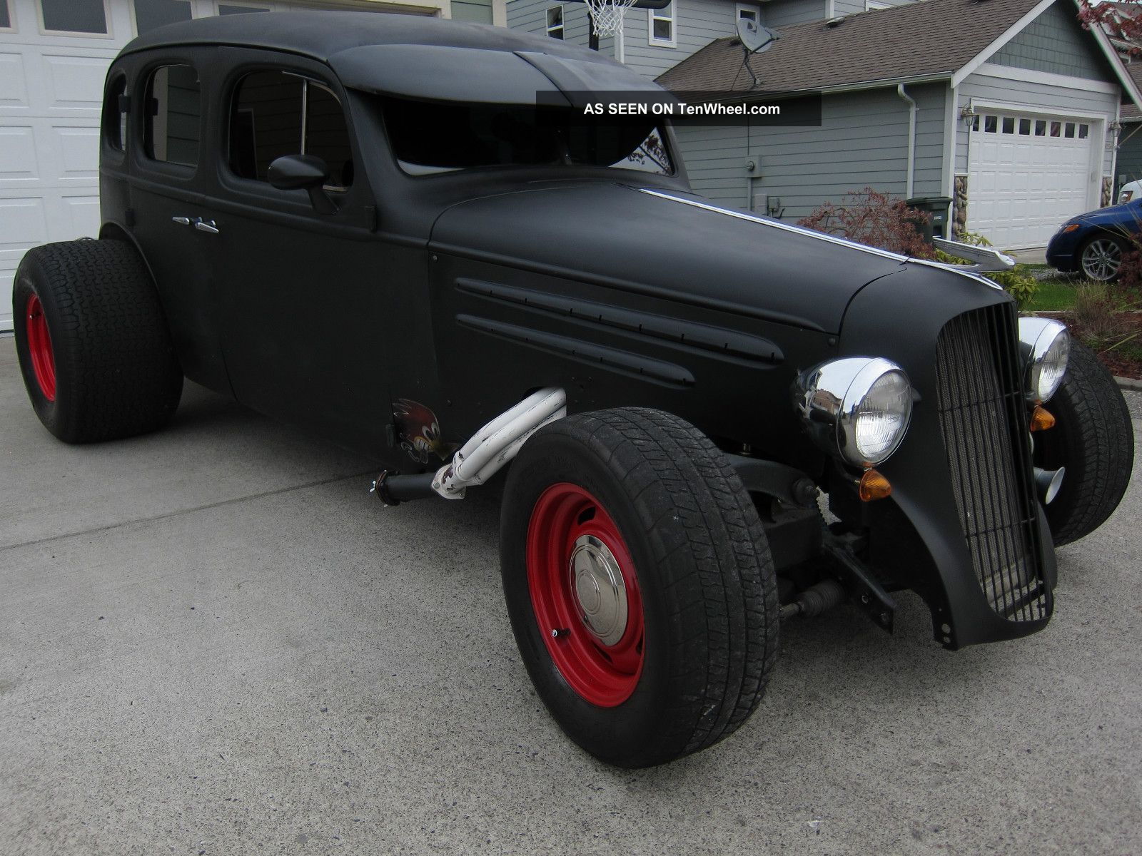 1936 Chevy V8 Suicide Ratrod Fulton Visors Kool Kustom Rat Hotrod 36 ...