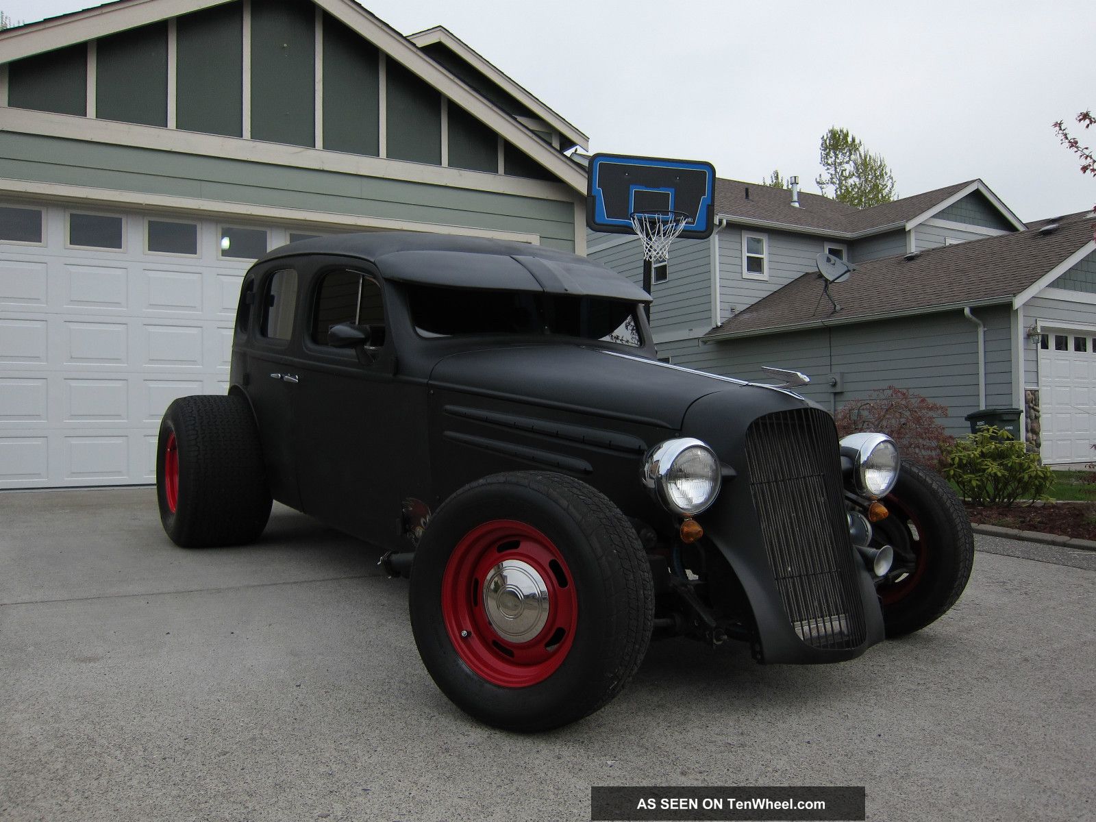 1936 Chevy V8 Suicide Ratrod Fulton Visors Kool Kustom Rat Hotrod 36 ...