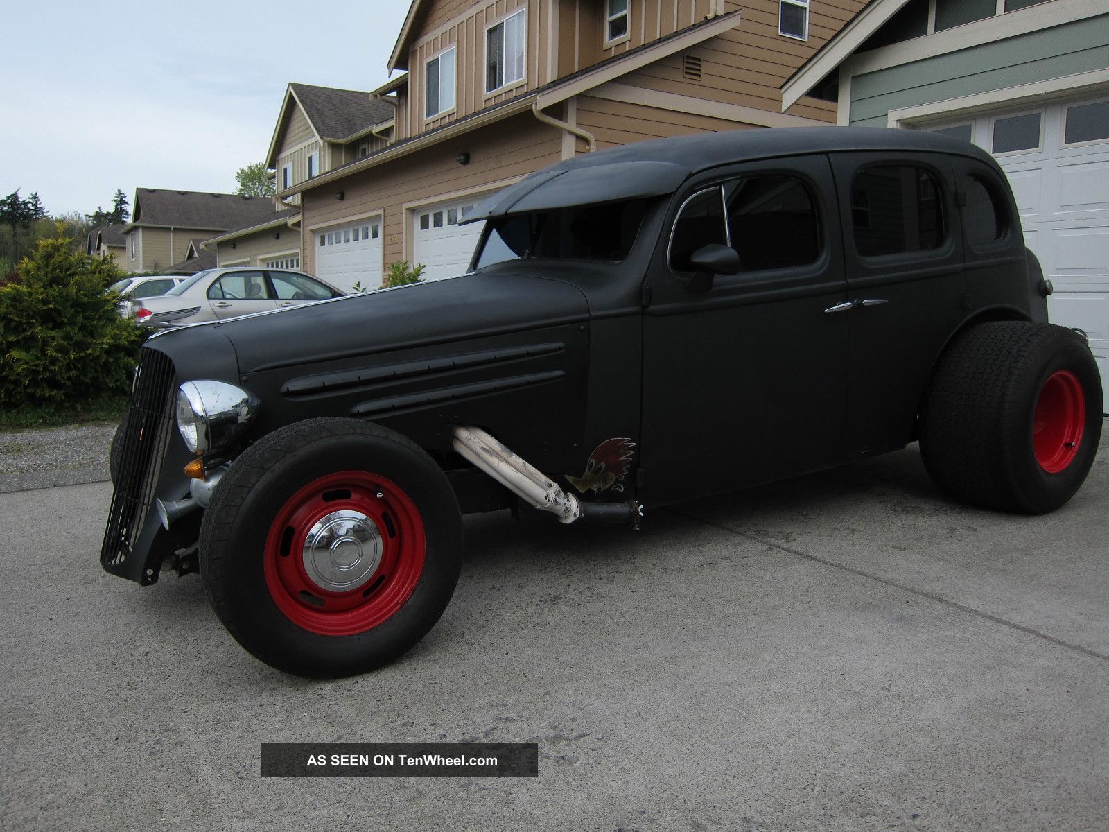 1936 Chevy V8 Suicide Ratrod Fulton Visors Kool Kustom Rat Hotrod 36 ...