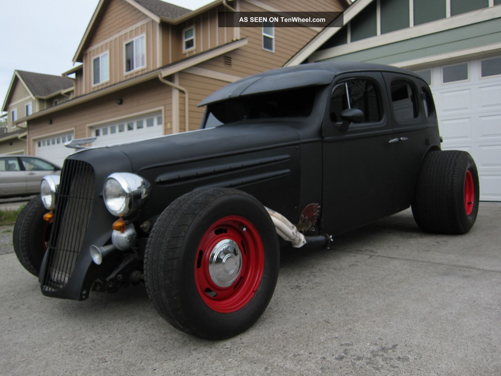 1936 Chevy V8 Suicide Ratrod Fulton Visors Kool Kustom Rat Hotrod 36 ...