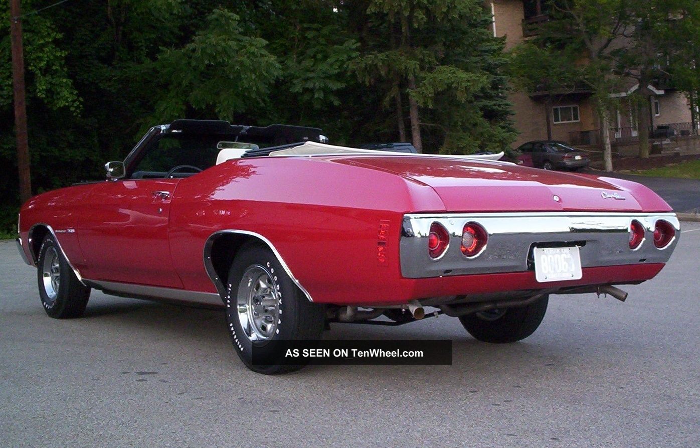 1972 Chevrolet Chevelle Malibu Convertible, Frame - Off Resto, Numbers ...