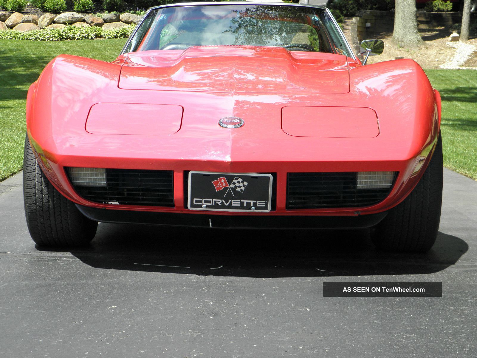 1973 Corvette Red Coupe