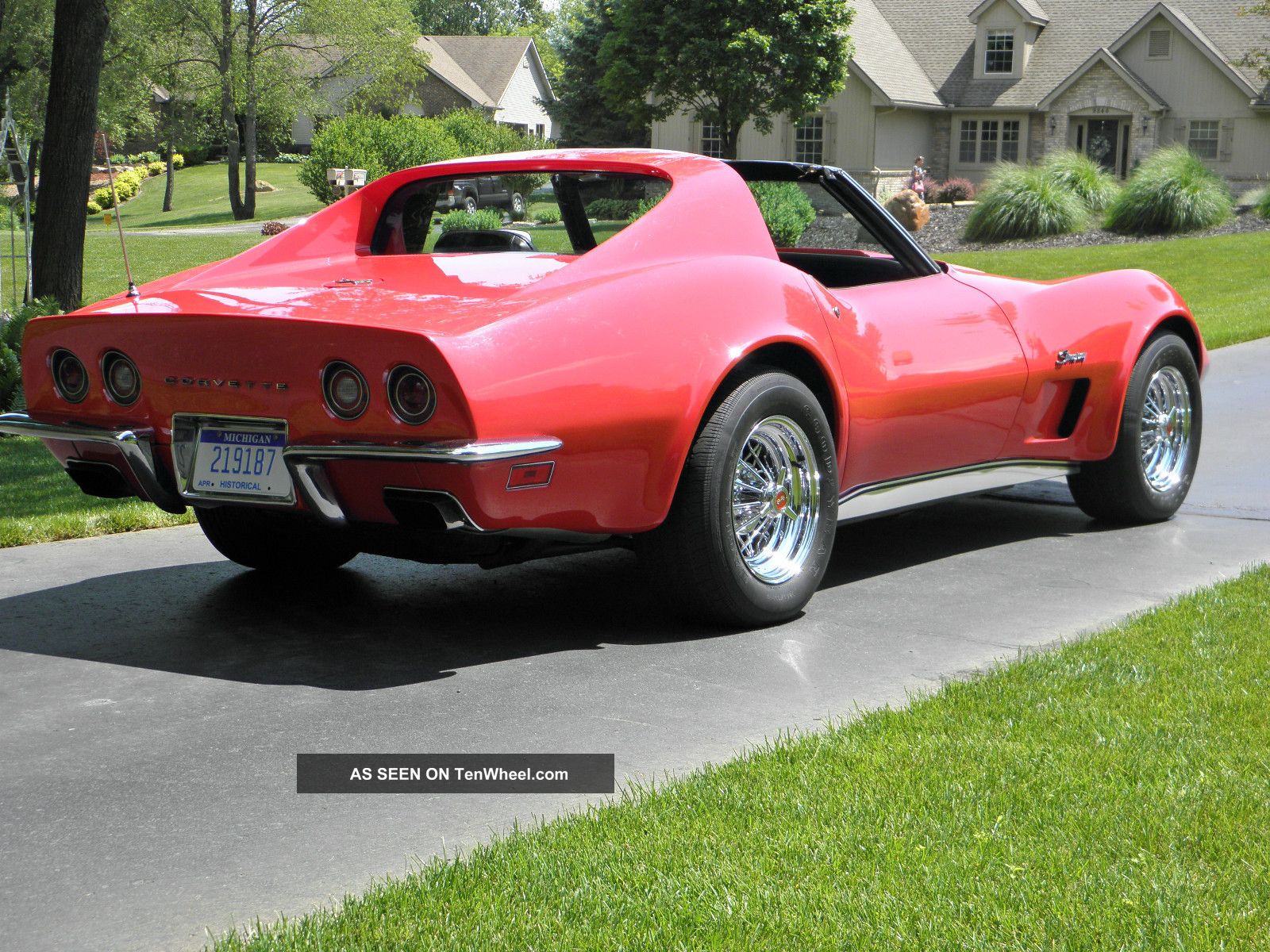 1973 Corvette Red Coupe