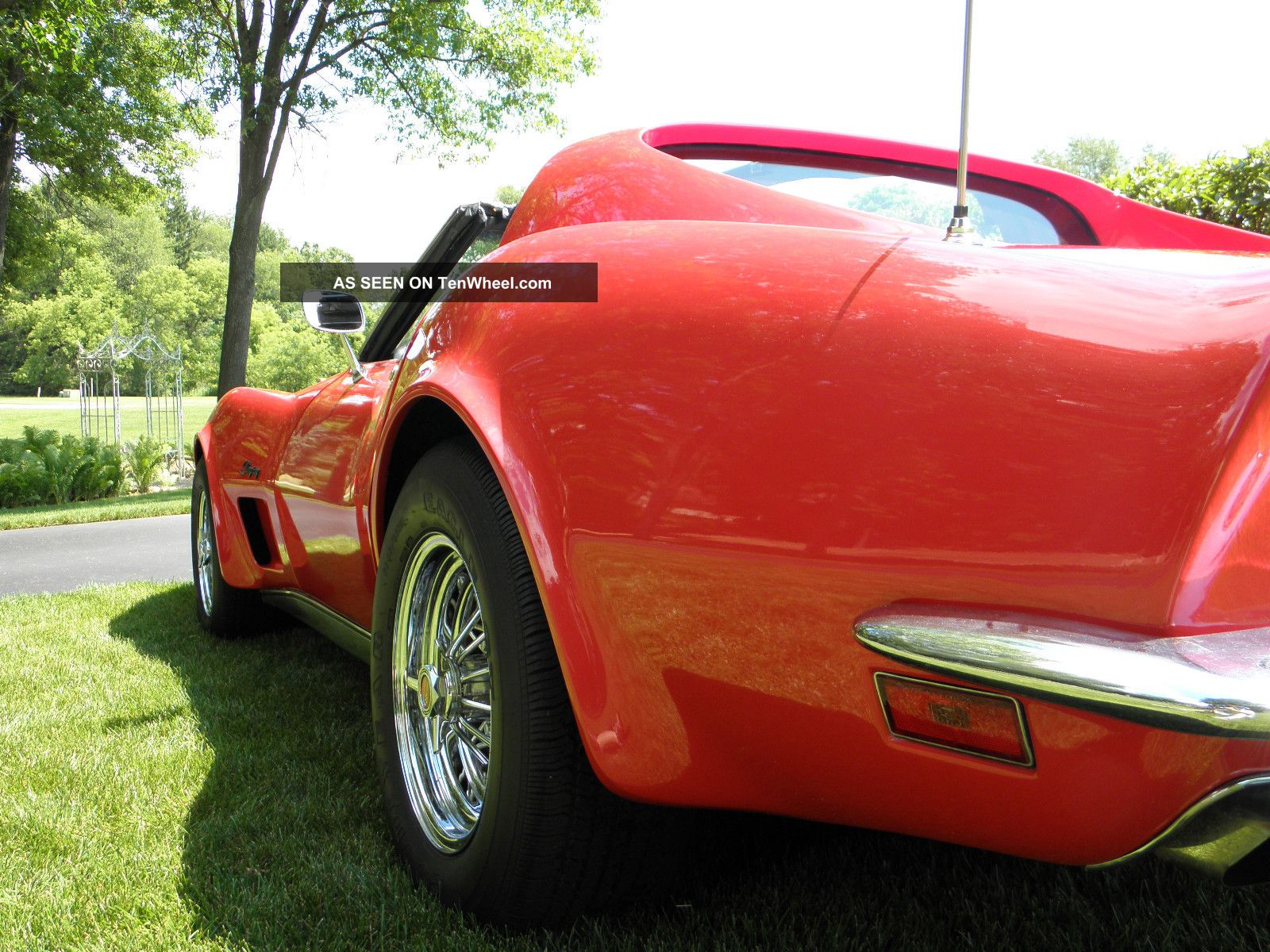 1973 Corvette Red Coupe