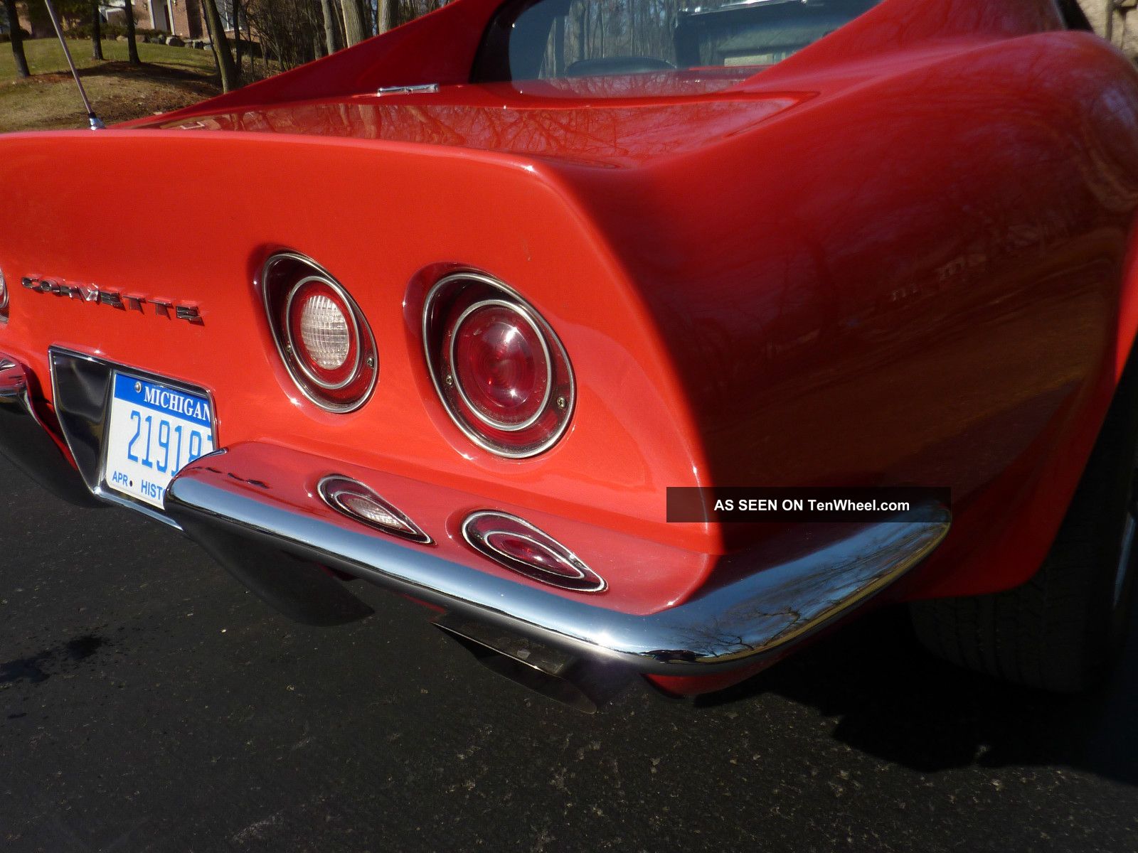 1973 Corvette Red Coupe