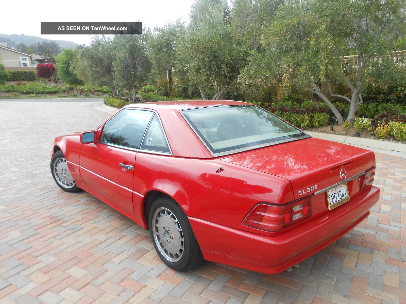 1990 Mercedes - Benz Sl500 500sl 2d Coupe Classic Convertible 500 Sl Mb ...