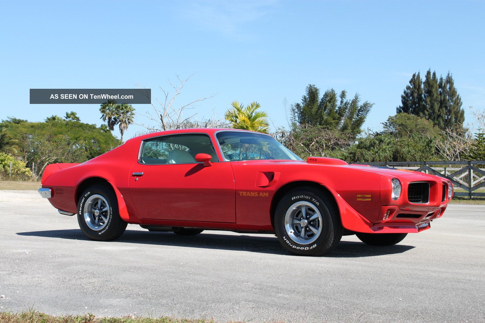 1973 Pontiac Trans Am Red 455 Numbers Matching