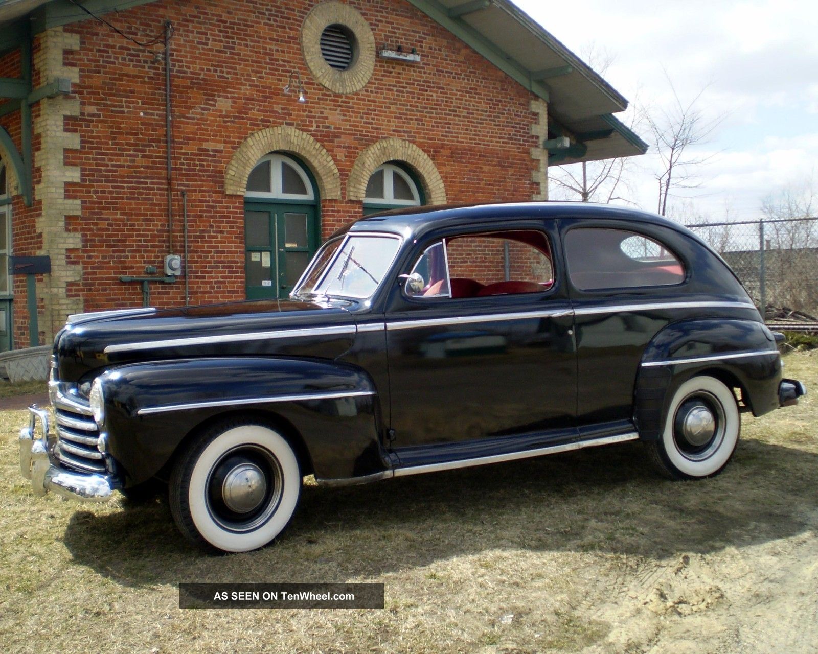 1947 Ford Deluxe 2 Door Sedan, , Hot Rod, Rat Rod, Custom.