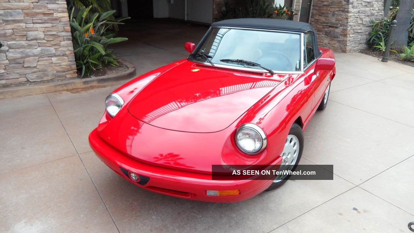 1991 Alfa Romeo Spider Veloce Convertable - California Car, 2 Owner,
