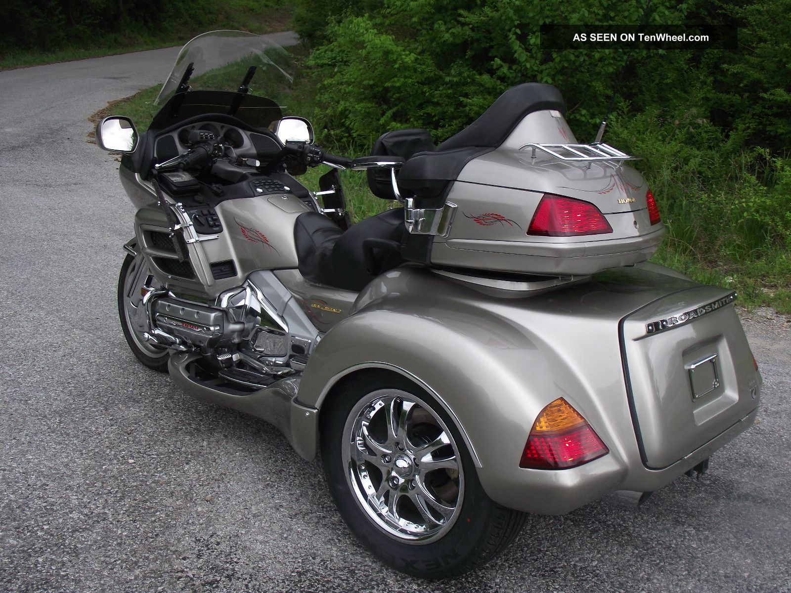 2003 Honda Goldwing Gl1800 Roadsmith Trike With Running Boards And ...