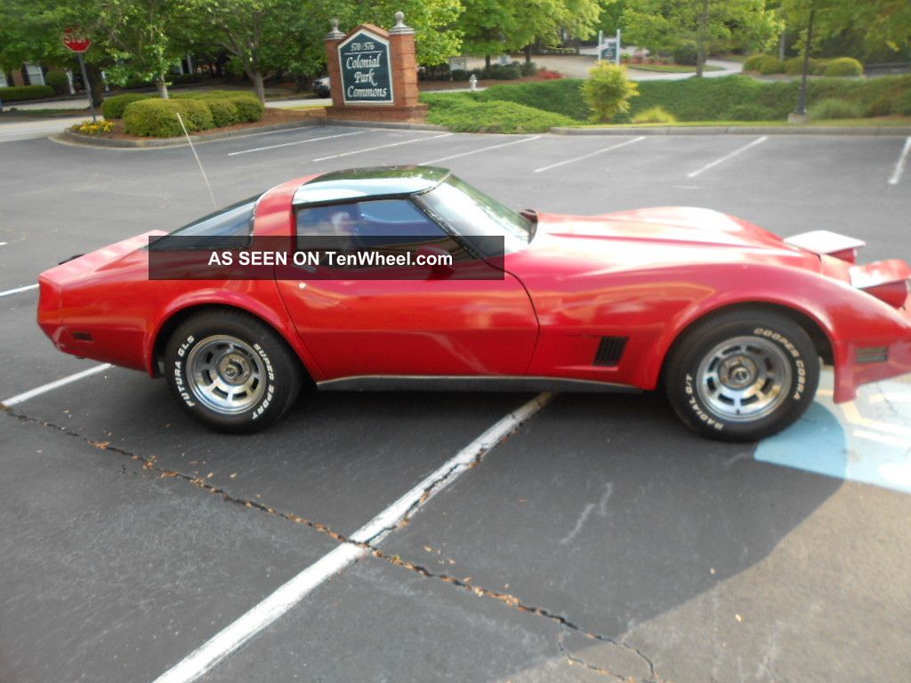 1980 Chevy Corvette, Red On Red, 73k, Title, Project