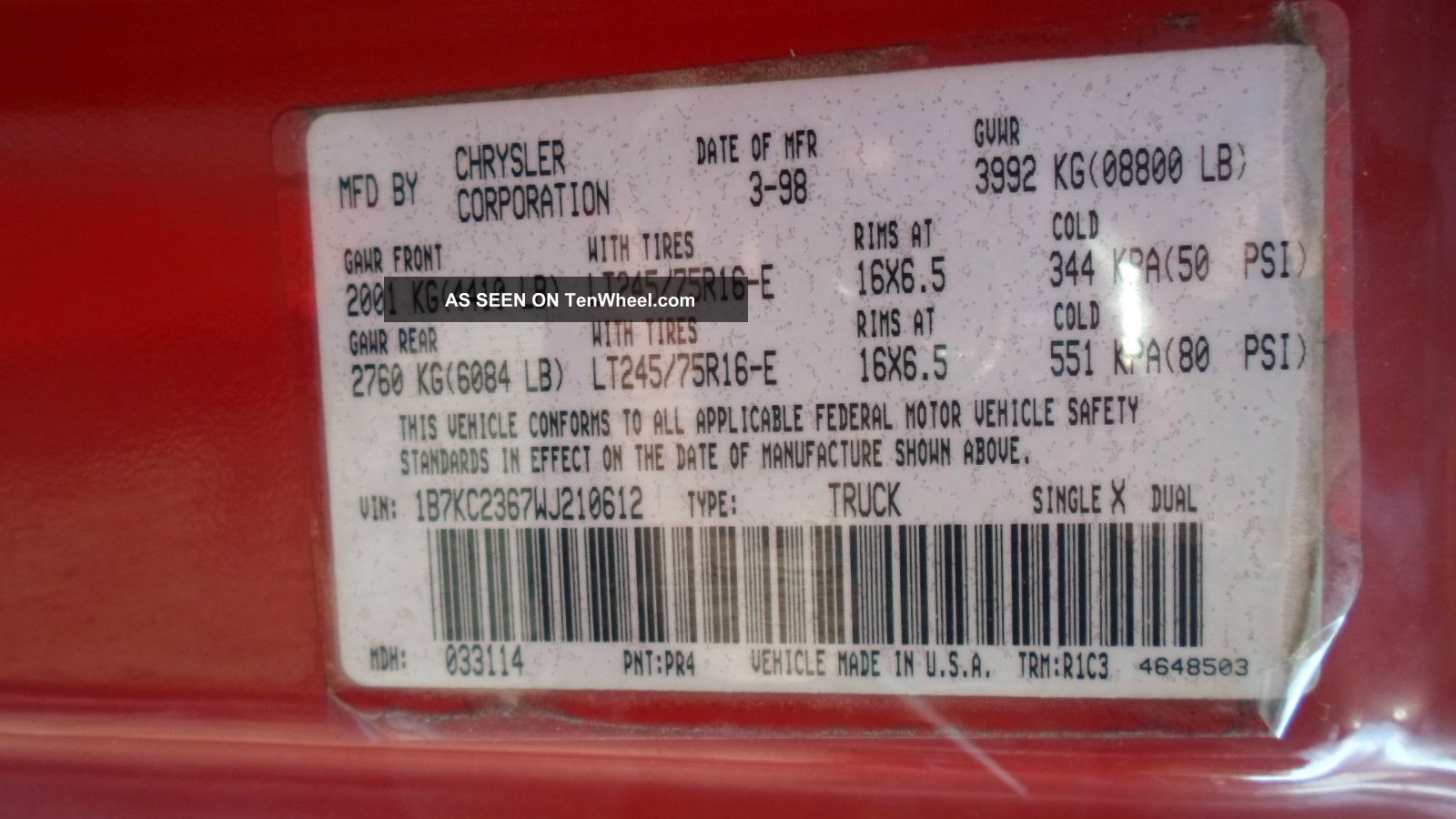 1998 Dodge Ram 2500 Cummins Diesel 24 Valve Ex Cab Long Bed Auto Slt