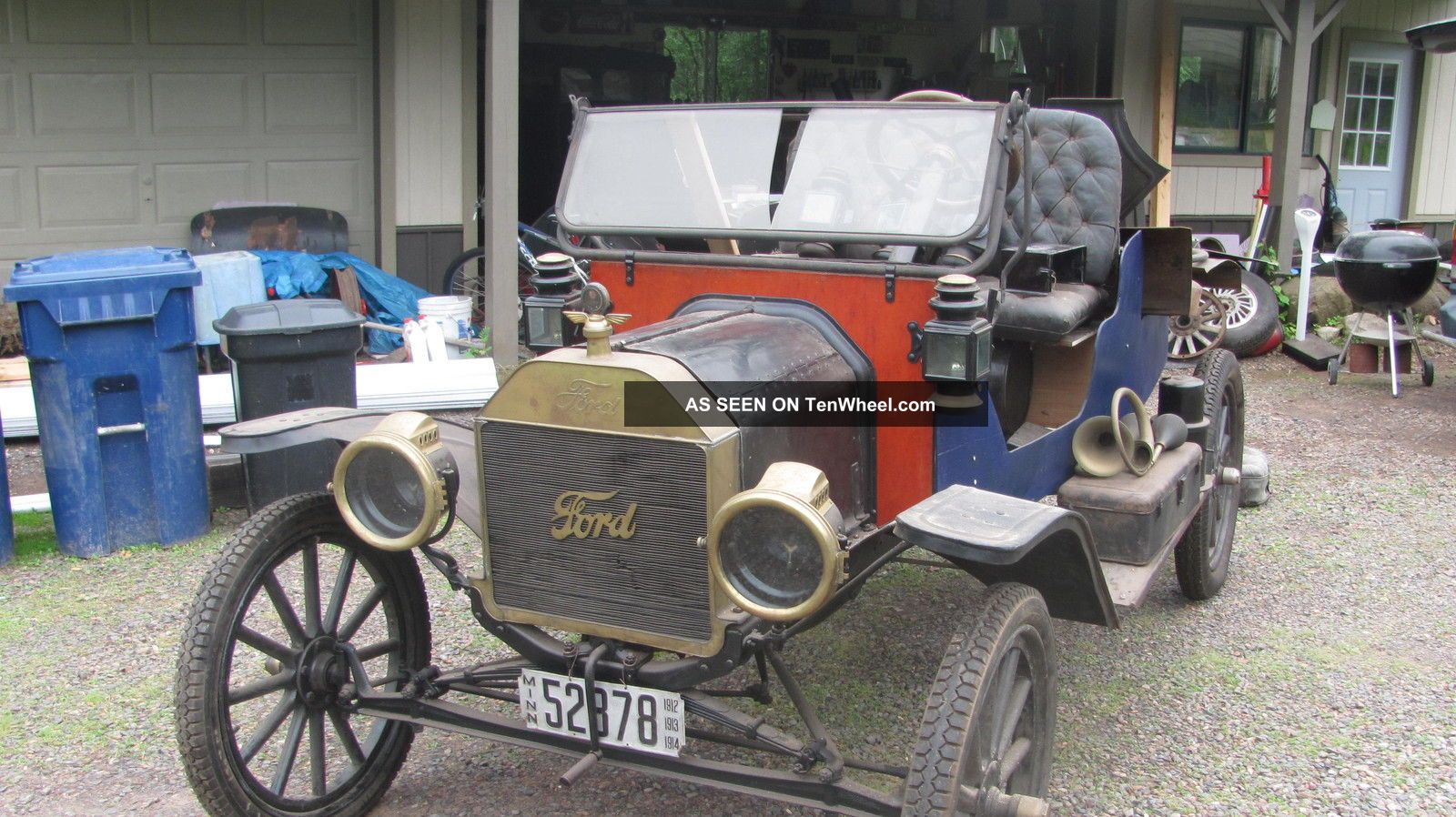 1913 1914 Ford Model T, A Vintage Brass Era Car