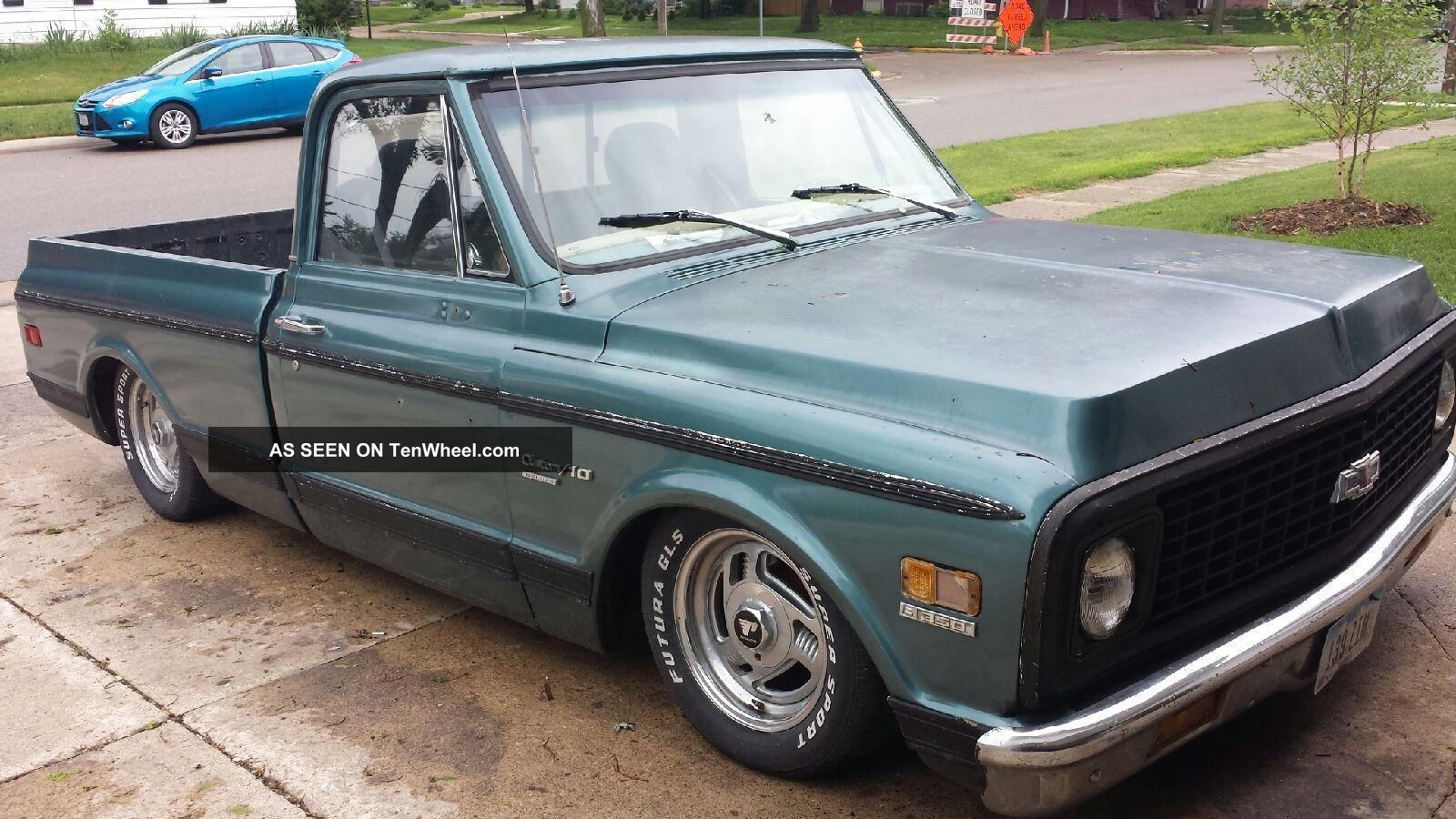 1972 Chevrolet C - 10 Swb Pickup Short Wheel Base Chevy C10 72 Bagged ...