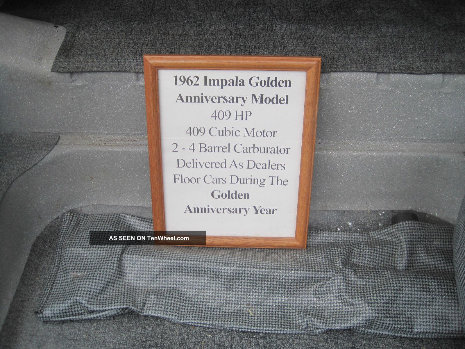 1962 Impala Sport Convertible 409 Ci Anniversary Gold 4 Speed,