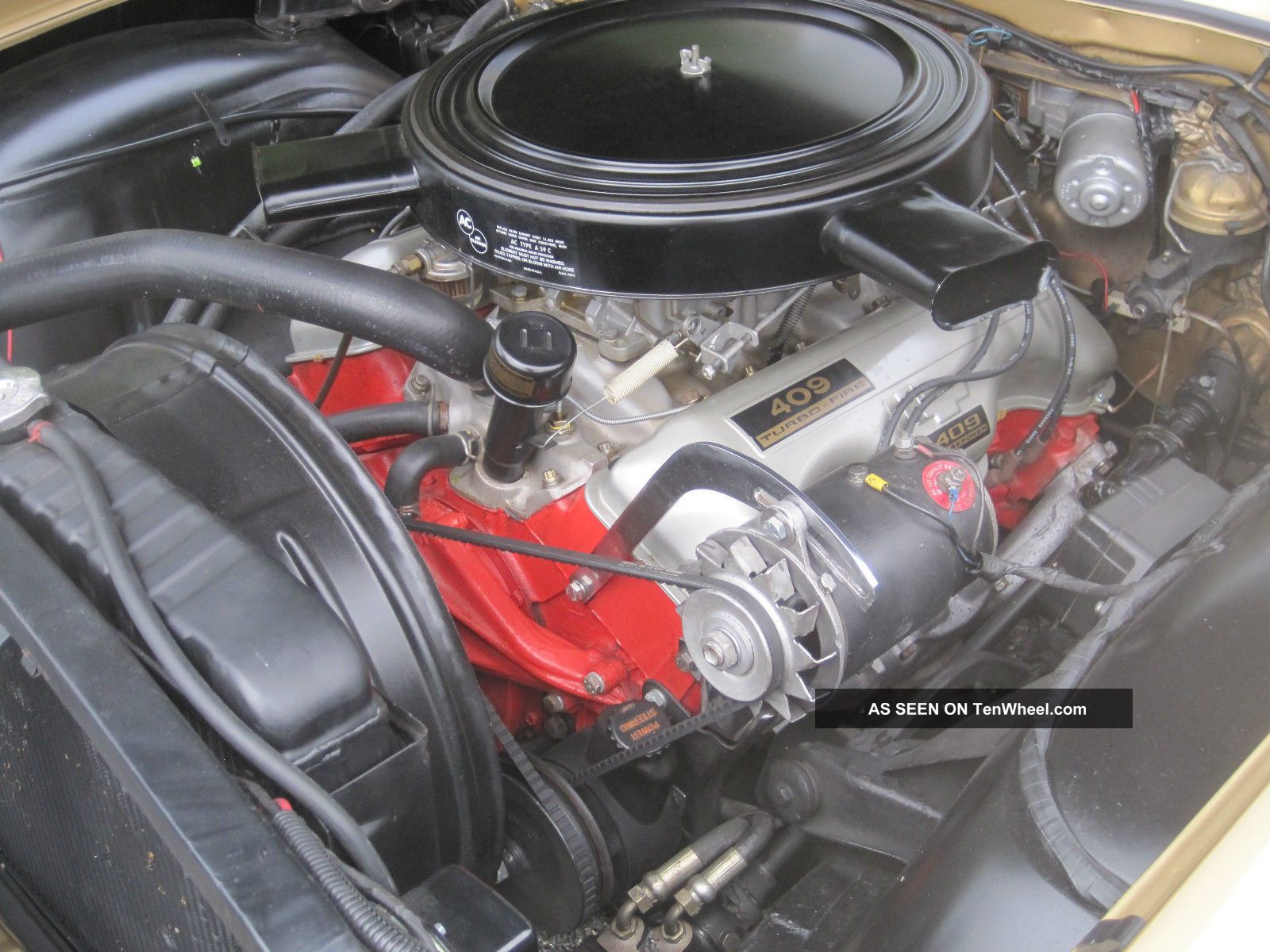 1962 Impala Sport Convertible 409 Ci Anniversary Gold 4 Speed,