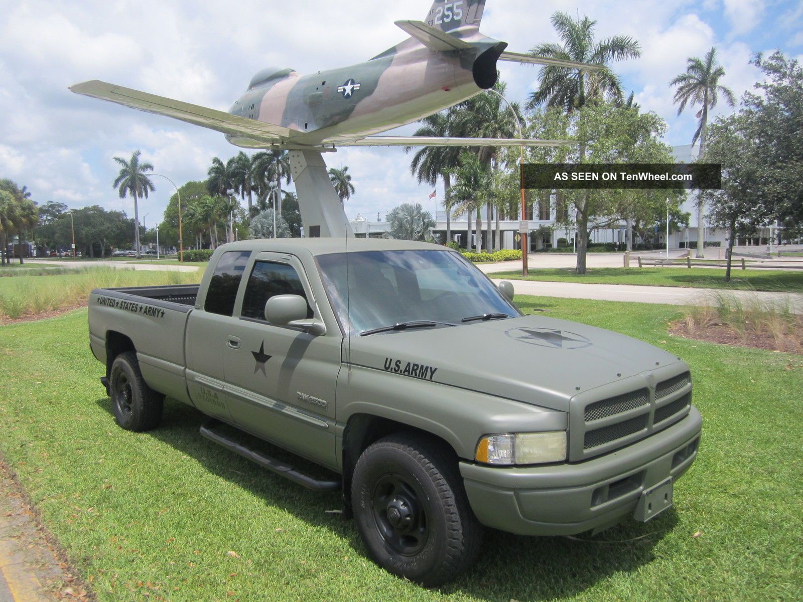 2001 Dodge Ram Slt 2500 4x2 Cummins Diesel Military Style Show Truck ...