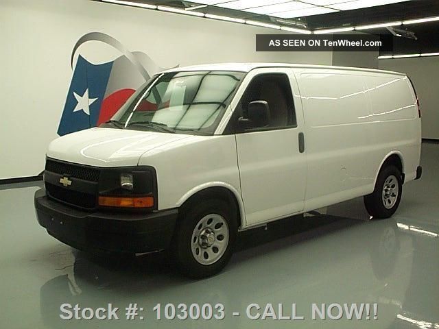 2013 Chevy Express Cargo Van 4. 3l V6 Rear Partition 35k Texas Direct Auto