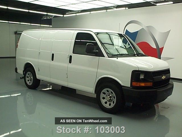 2013 Chevy Express Cargo Van 4. 3l V6 Rear Partition 35k Texas Direct Auto