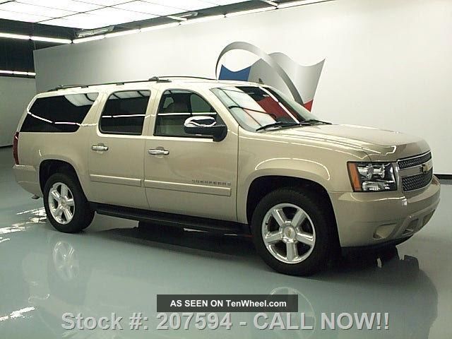 2008 Chevy Suburban Ltz Htd 20 " Wheels Only 33k Texas Direct Auto