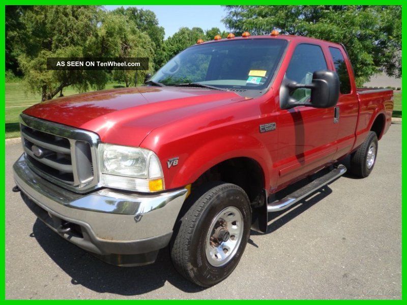 2002 Ford F - 250 Xlt 4x4 Ext Cab Pickup V - 8 Auto Truck