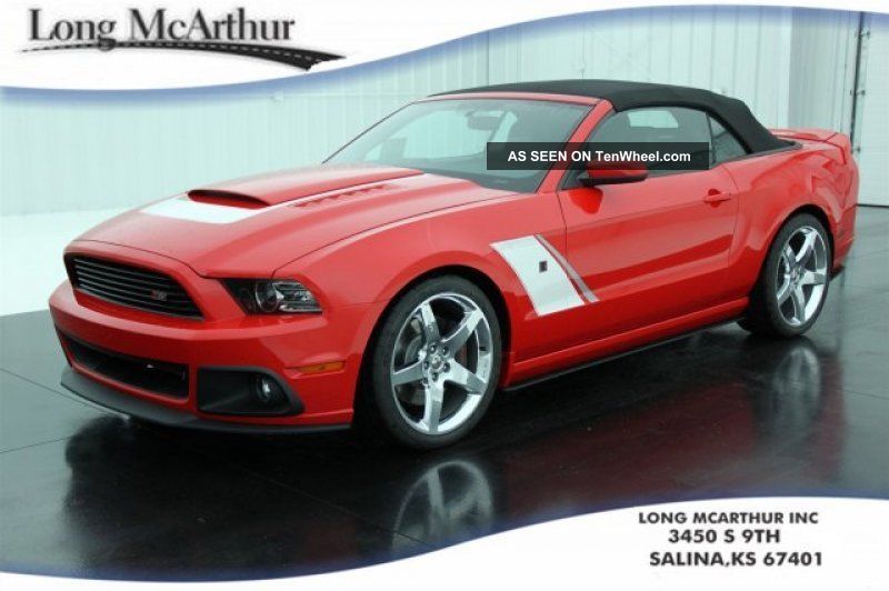 2014 Roush Stage 3 5. 0 V8 Supercharged Convertible Automatic Rs3