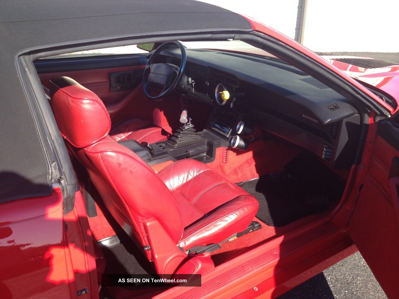 1990 Chevy Iroc Convertible Rare Red