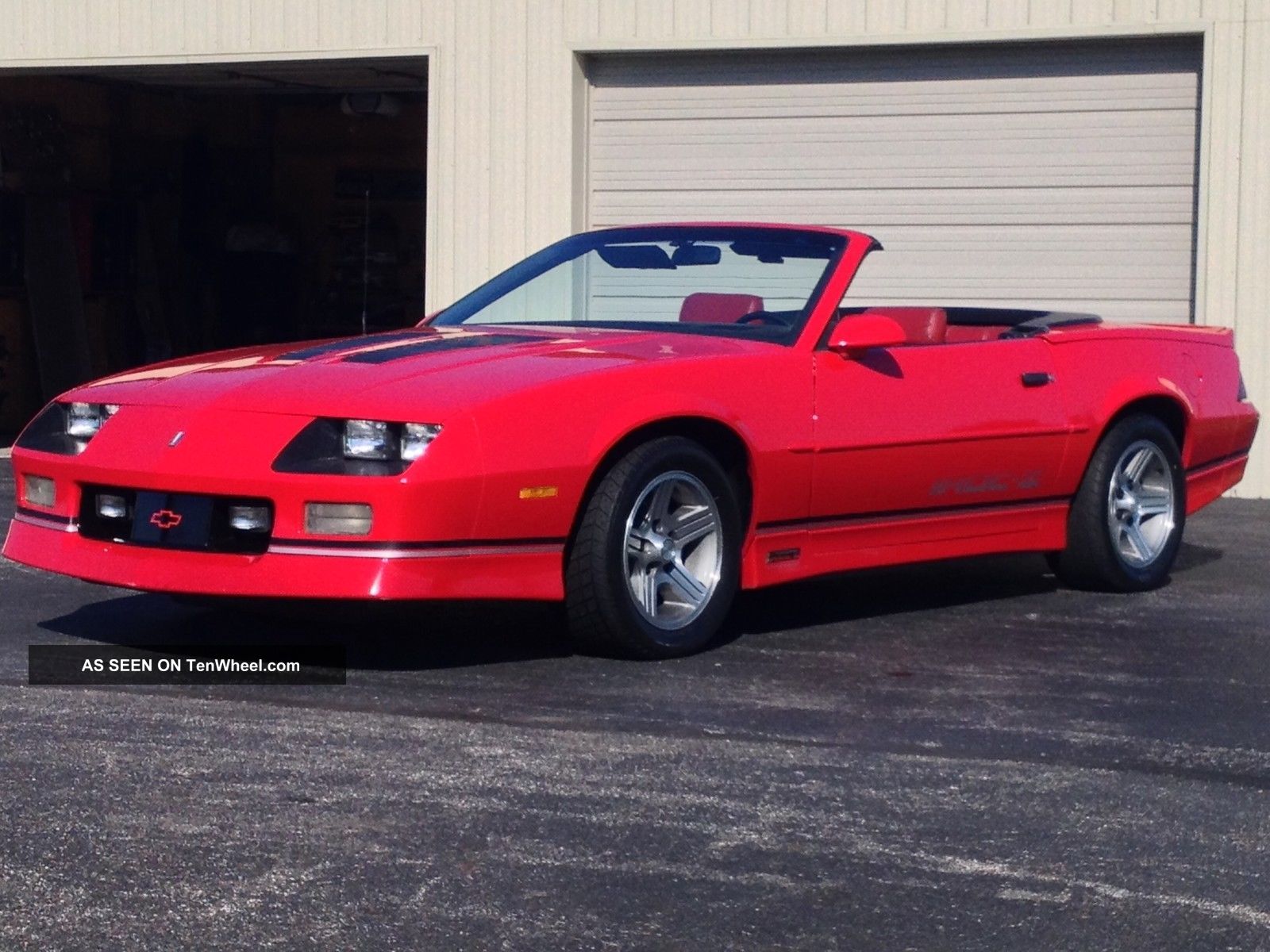 1990 Chevy Iroc Convertible Rare Red