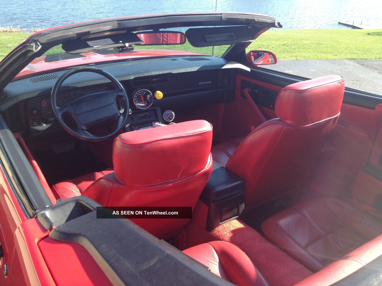 1990 Chevy Iroc Convertible Rare Red