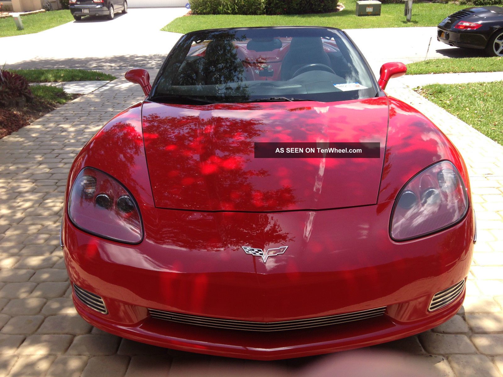 2008 Victory Red Corvette Convertible, , Convertible.