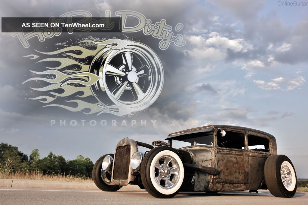 1929 Ford Traditional Hot Rod Rat Chopped Sedan Model A 1930 1931 1932 Scta Drag