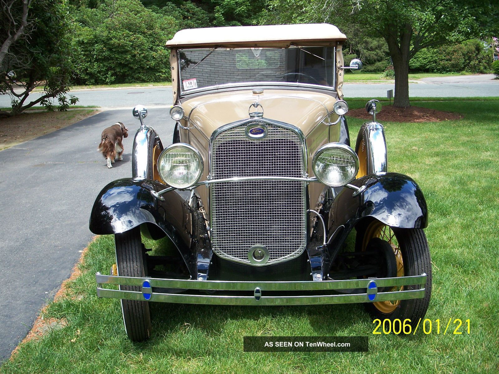 1930 Model A Deluxe Ford Convertible
