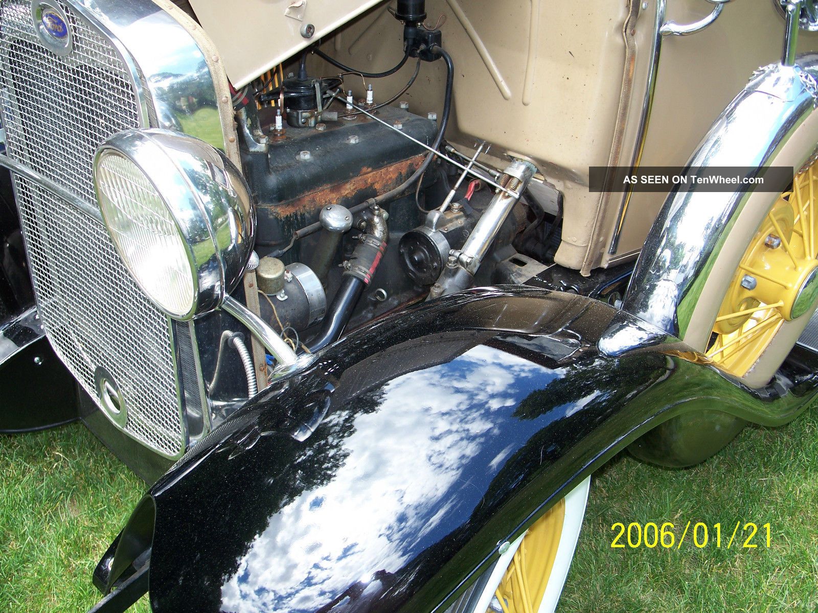 1930 Model A Deluxe Ford Convertible