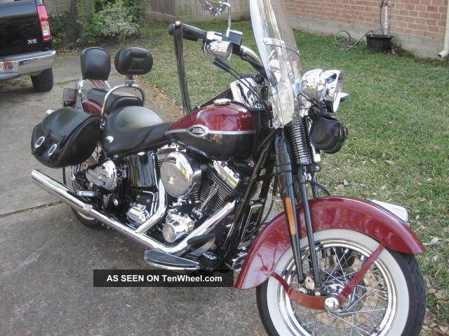 2007 Hd Softail Springer Classic - Two Tone In Color - Battery - Efi ...