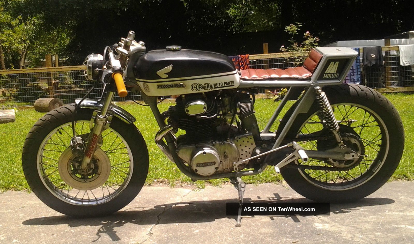 1972 Honda Cb350 Rat Rod Cafe Racer Vintage Motorcycle