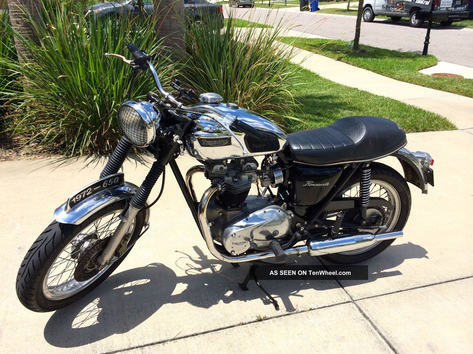1972 Triumph Bonneville Motorcycle 650
