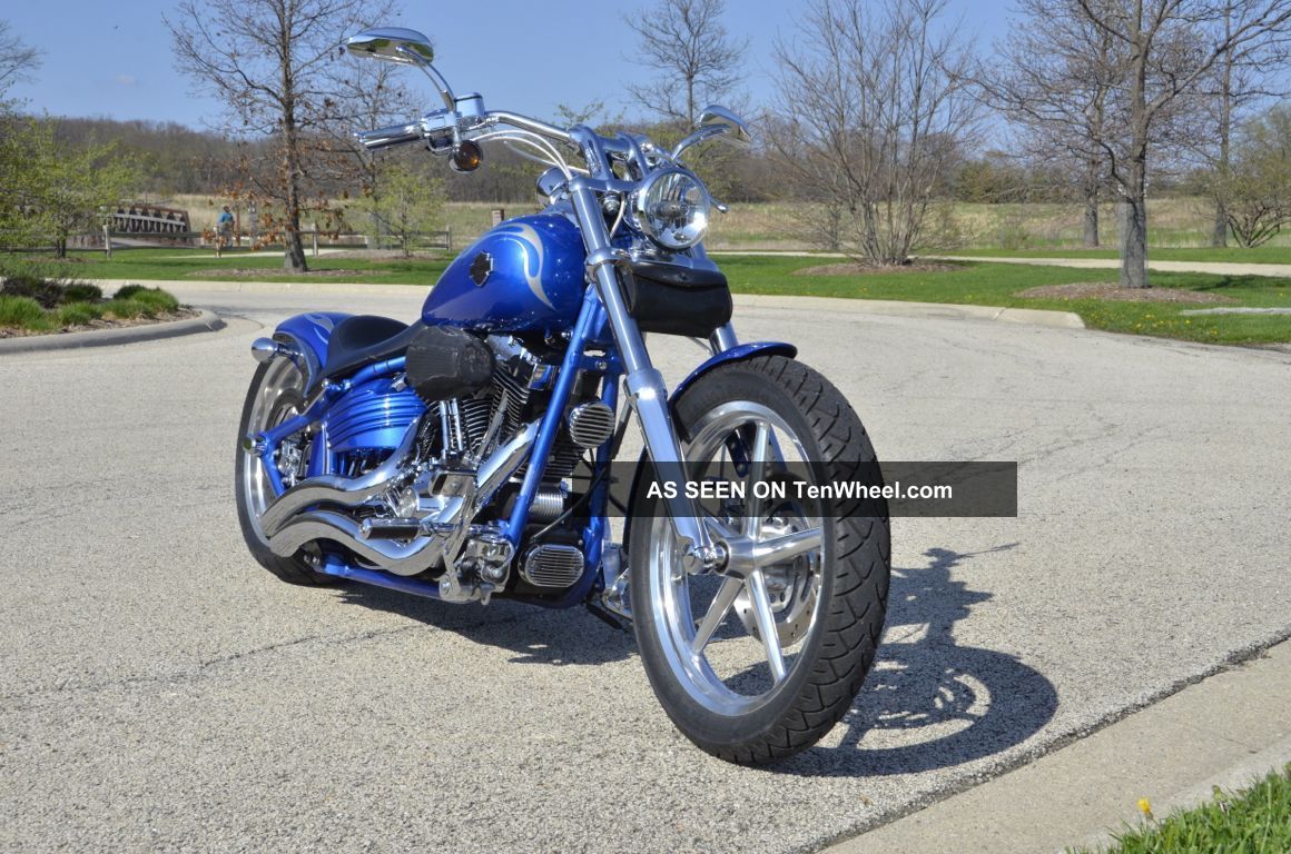 2008 Harley Rocker " C " Custom Pacific Blue