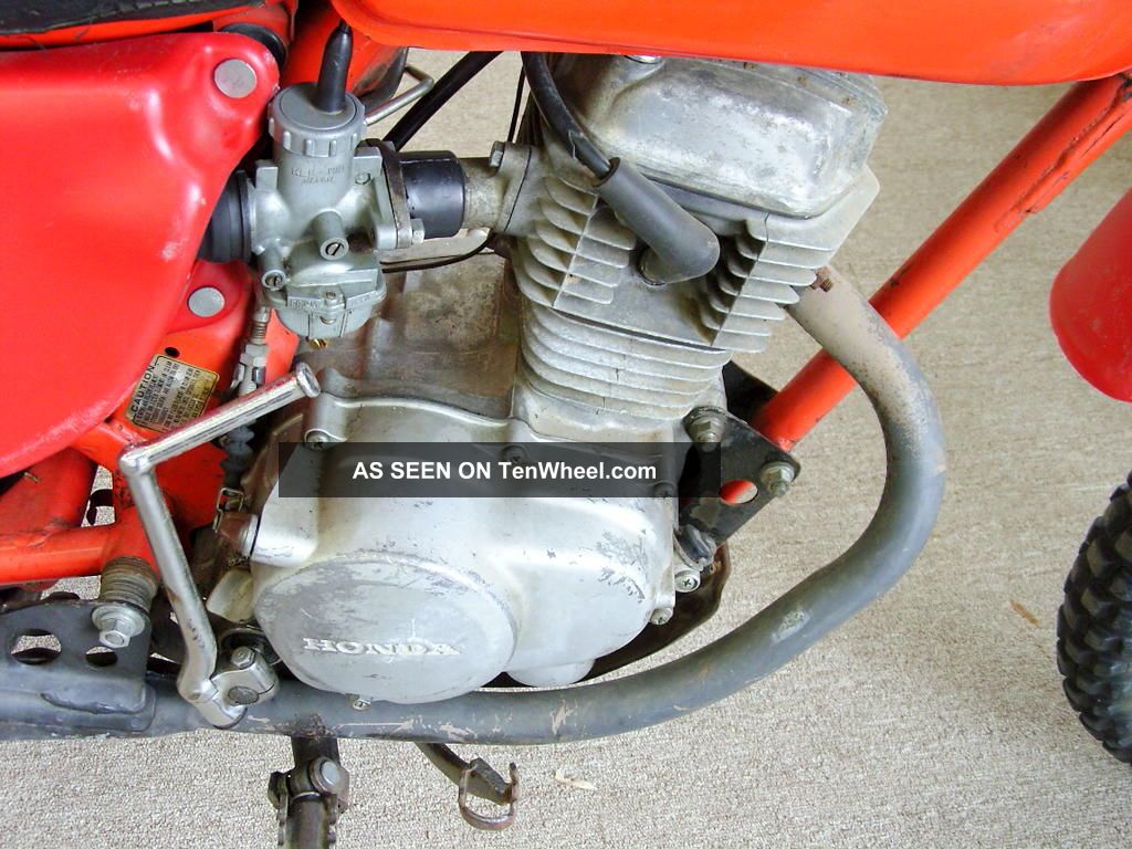 Honda Xr75 1978 Retro Mini Bike Vintage 4 - Stroke Motocross Dirt Bike