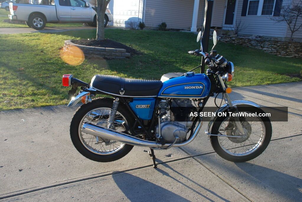 1976 Honda Cb360t Cb360 Cb 360 With Ohio Title