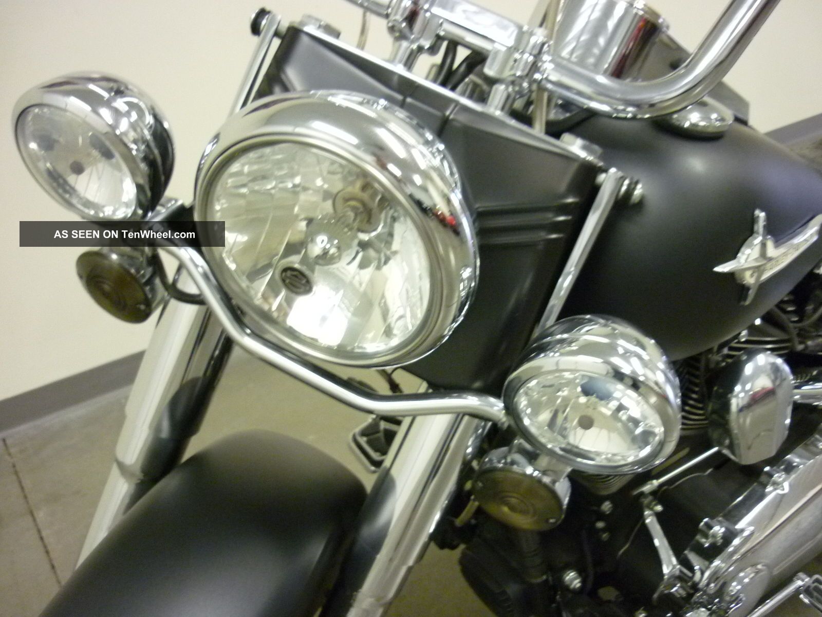 Gorgeous 2008 Harley Davidson Flstc Softail Matte Black Hd